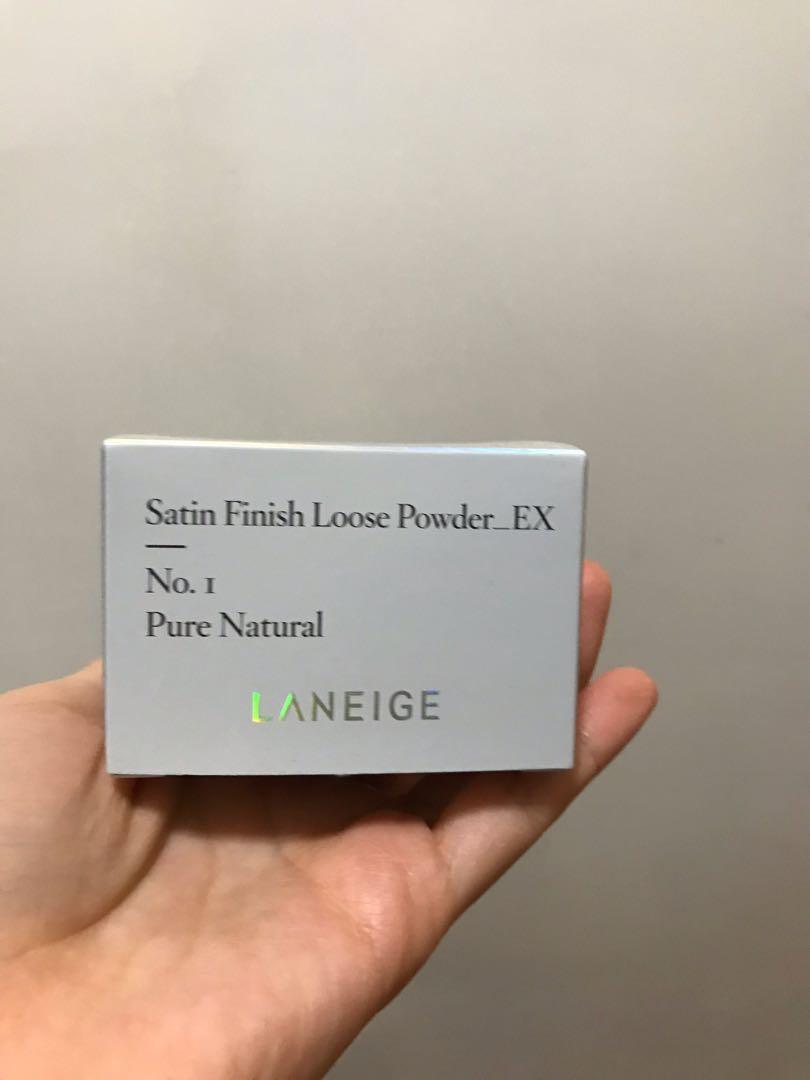 全新laneige loose powder, 美容＆化妝品, 健康及美容 - 皮膚護理, 化妝品 - Carousell
