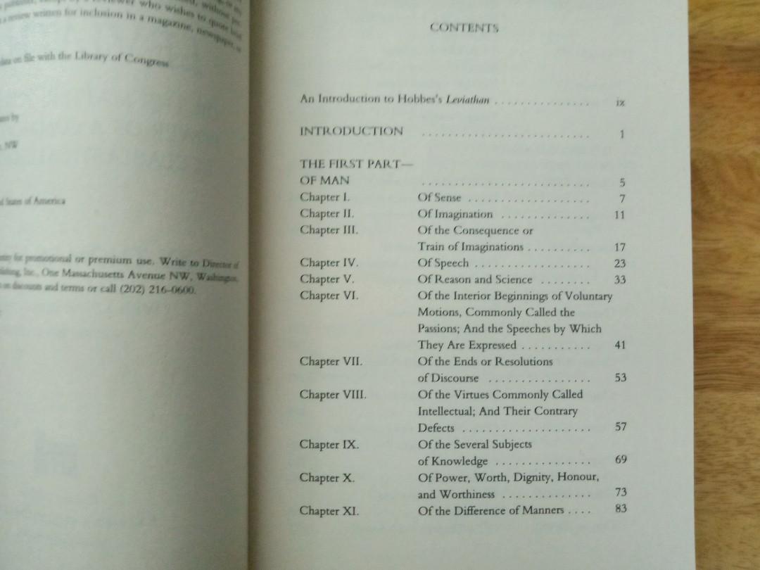 Leviathan by Thomas Hobbes, Hobbies & Toys, Books & Magazines, Children ...