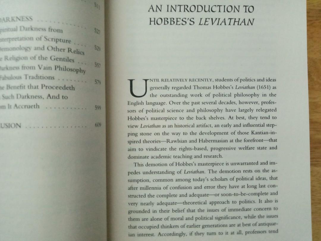 Leviathan by Thomas Hobbes, Hobbies & Toys, Books & Magazines, Children ...