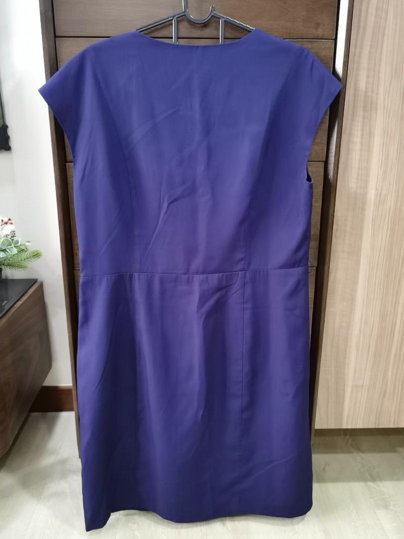 Navy Blue Dress by G2000, Women's Fashion, Muslimah Fashion, Dresses on ...