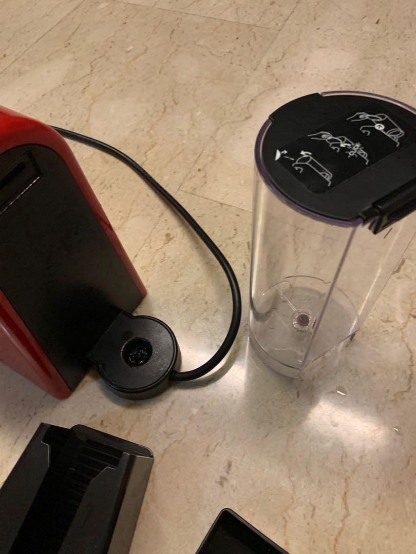 Nespresso machine mini ruby red, TV & Home Appliances, Kitchen ...