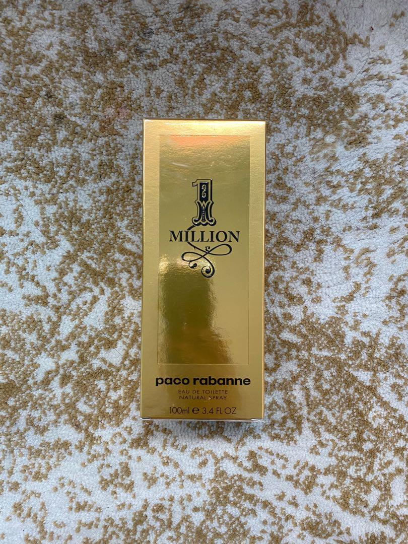 Paco rabbane 1 million 100ml edt, Beauty & Personal Care, Fragrance ...