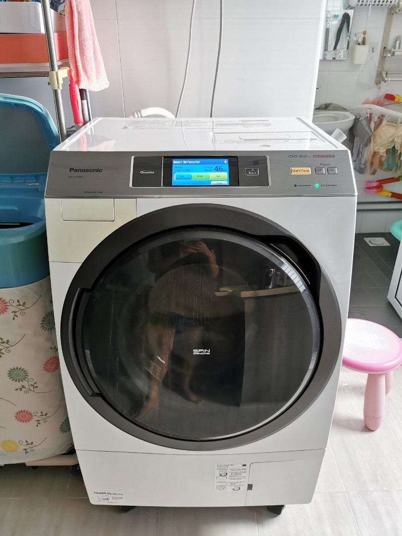 Panasonic washing machine NA-VX93GL, TV & Home Appliances, Washing ...