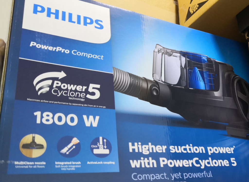 Philips PowerPro Compact Power Cyclone 5 1800w, TV & Home Appliances ...