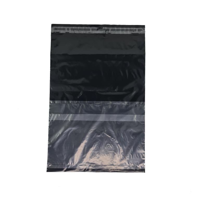 Plain Plastic Courier Parcel Bag Black with Pocket 100’s, Hobbies ...