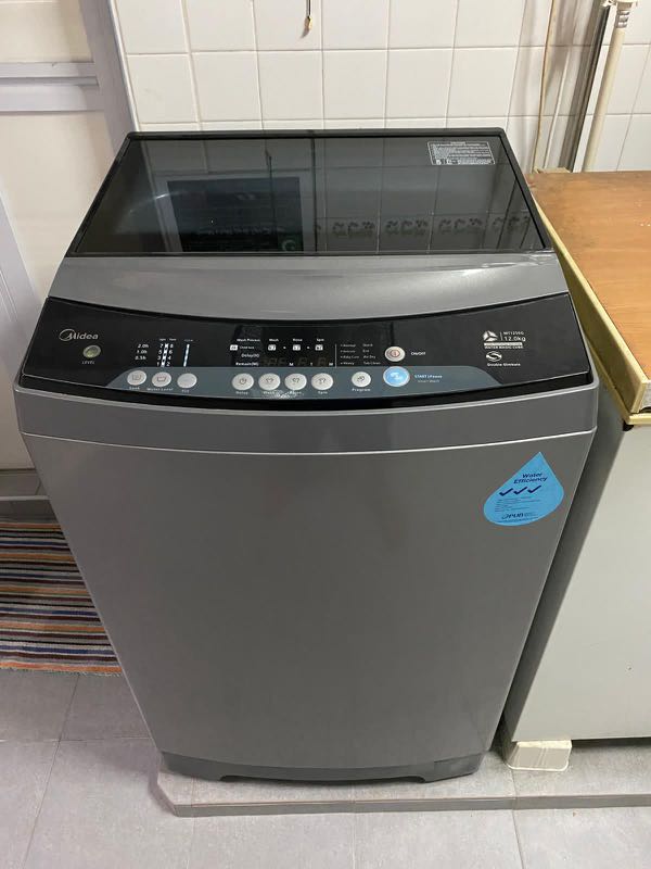 Preloved 12kg Midea Washing Machine, TV & Home Appliances, Washing ...