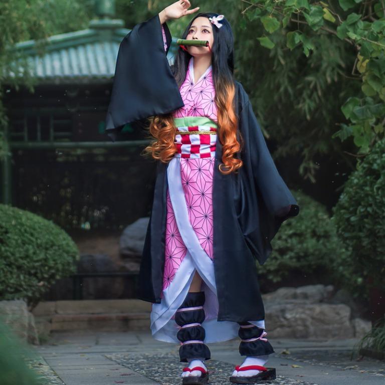 [PO] - kimetsu no yaiba kamado nezuko cosplay costume(strictly no nego ...