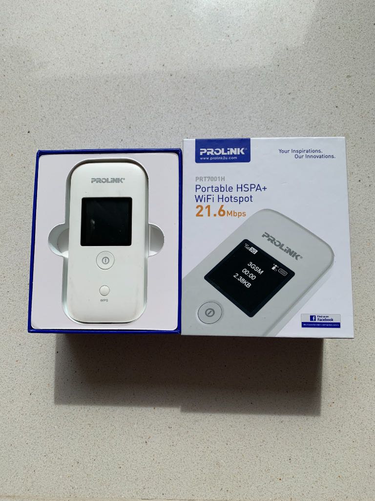Prolink Portable WiFi Router HotSpot, Mobile Phones & Gadgets, Mobile ...