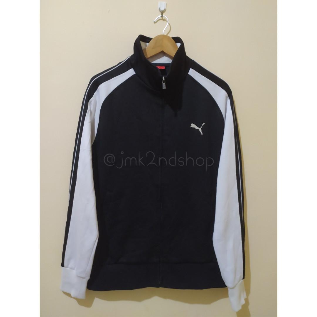 Puma Tracktop Jacket (Hitam-Putih) Second Impor., Olah Raga, Baju ...