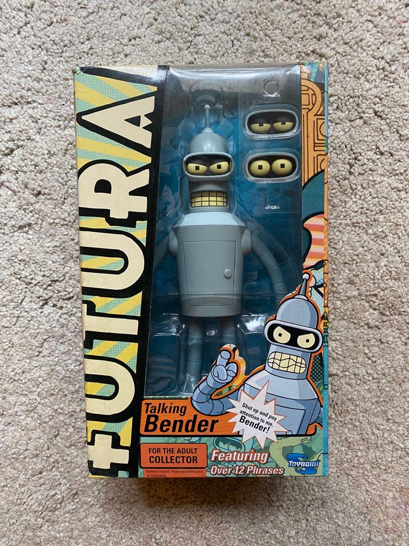 RARE Futurama Talking Bender Deluxe Figure by Toynami, Hobbies & Toys ...