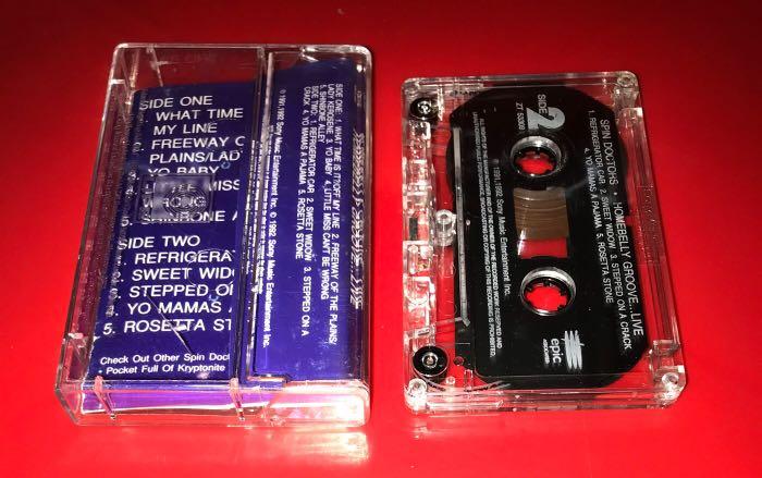 SPIN DOCTORS - HOMEBELLY GROOVE...LIVE CASSETTE KASET, Hobbies & Toys ...