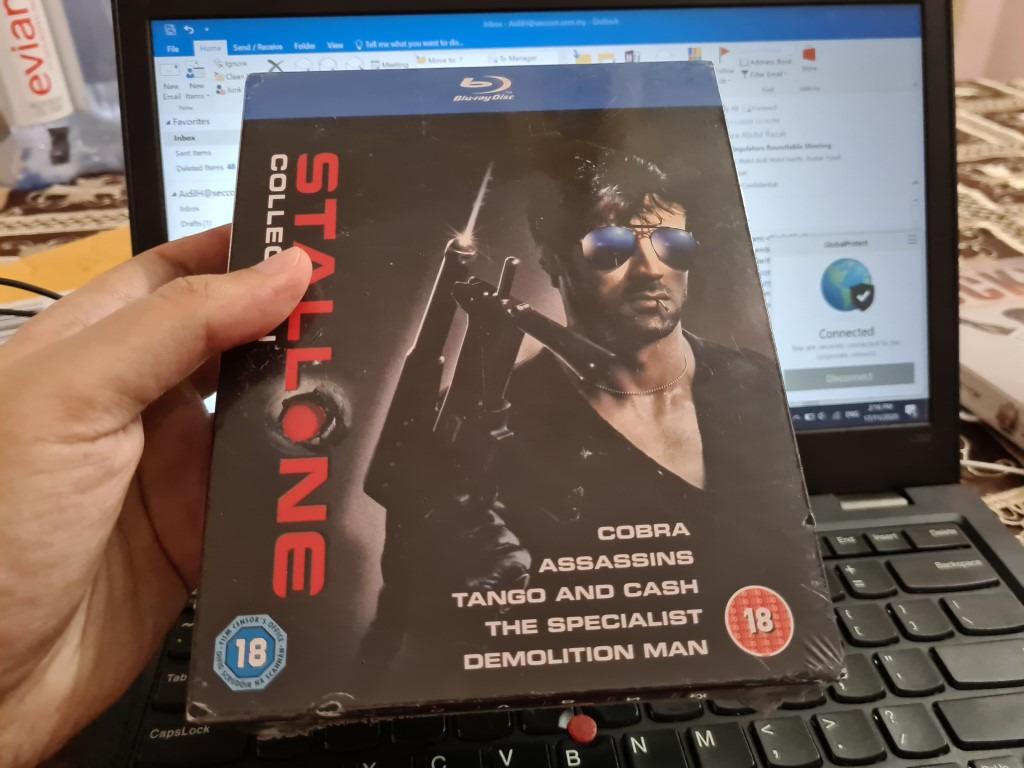 SYLVESTER STALLONE ACTION MOVIE COLLECTION 5 MOVIE BLU RAY SET NEW ...