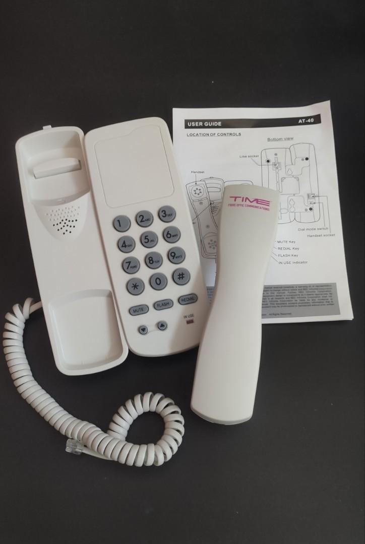 "Time" T-40 Single Line Phone, Computers & Tech, Office & Business ...