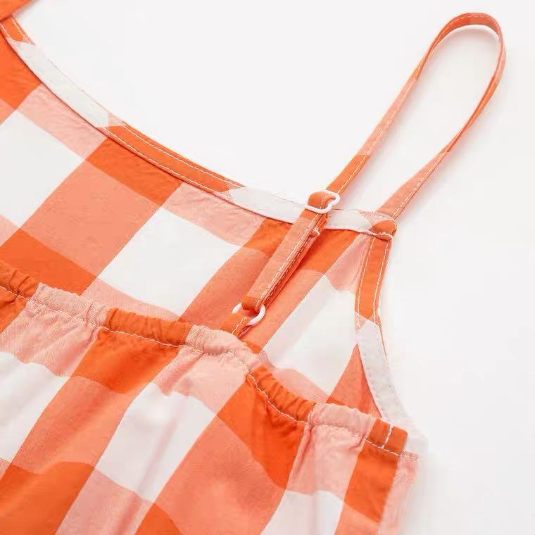Uniqlo checked dress, Women's Fashion, Tops, Sleeveless on Carousell