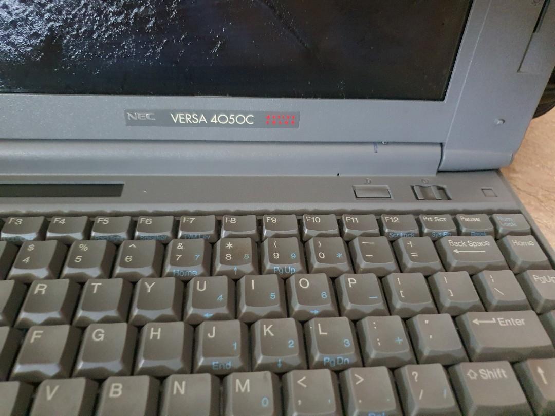 Vintage Old NEC Versa 4050C Laptop, Computers & Tech, Laptops ...