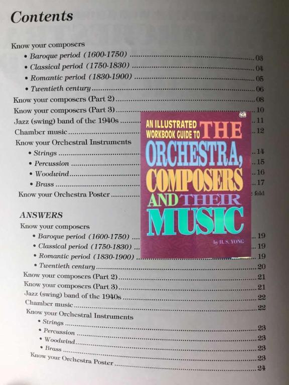 An illustrated Workbook guide to the orchestra, composers and their ...