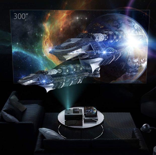 YABER Y21 Native 1920 x 1080P Projector 7000 Lux Upgrad Full HD Video ...