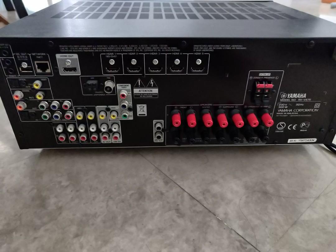 Yamaha RX-V675 AV receiver, Audio, Soundbars, Speakers & Amplifiers on ...