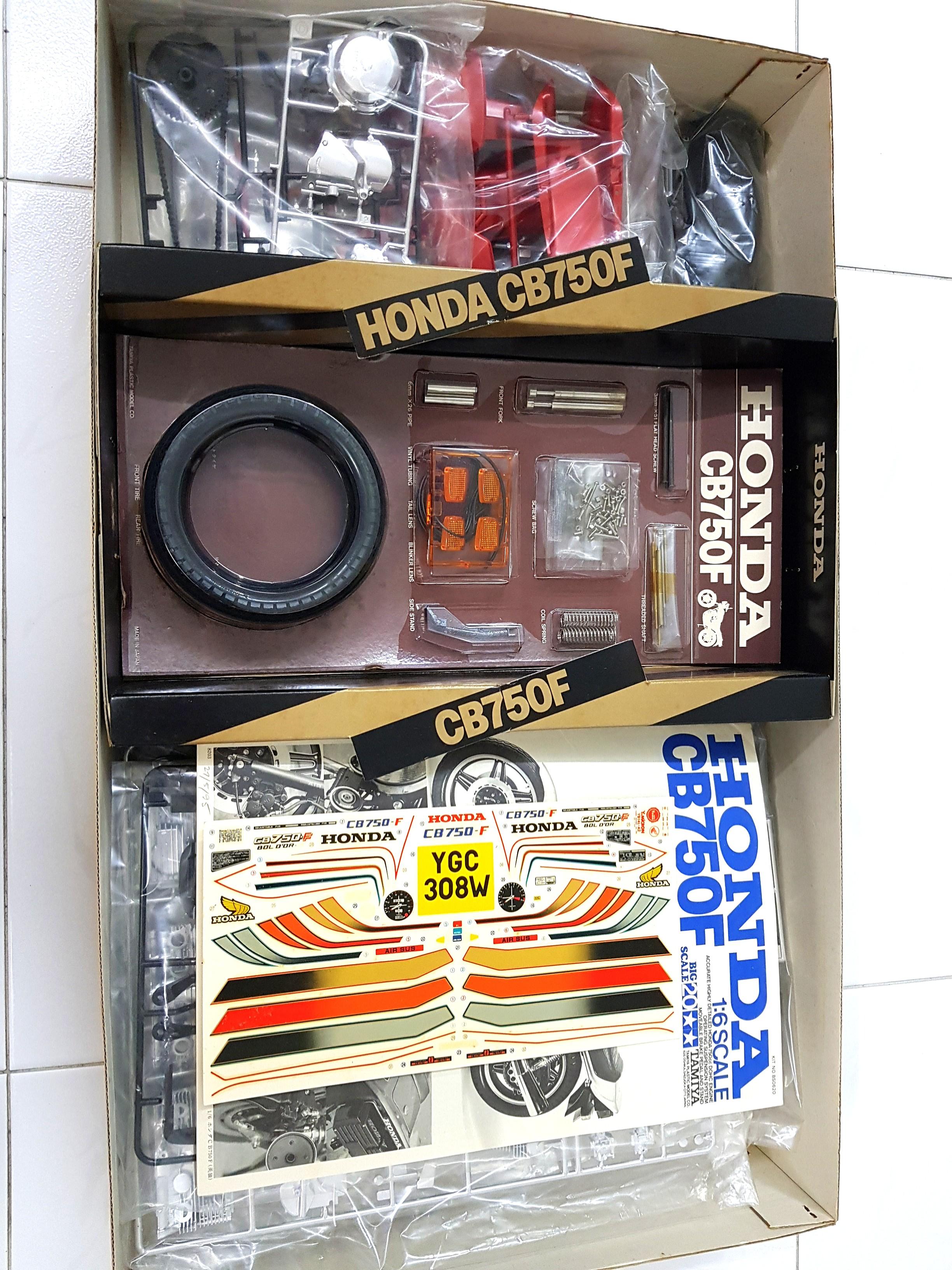 1/6 Tamiya Motorcycle (Big Scale) Honda CB750F - Rare Vintage Set, Hobbies & Toys, Toys & Games ...