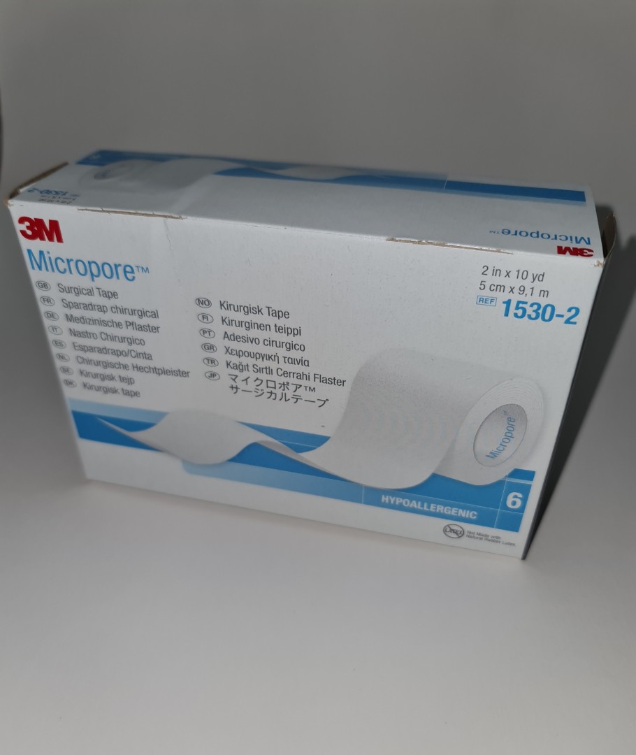 3M Micropore 2 inch Surgical Tape refills, Health & Nutrition, Medical ...
