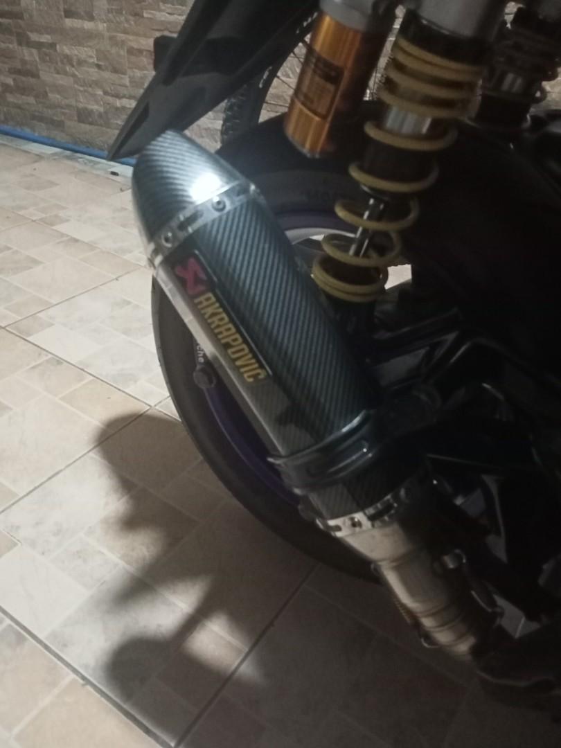 Akrapovic with VMax elbow for Yamaha Aerox, Motorbikes, Motorbike Parts ...