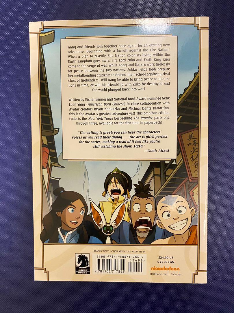 Avatar the last Airbender - The promise ( 3 in 1), Books & Stationery ...