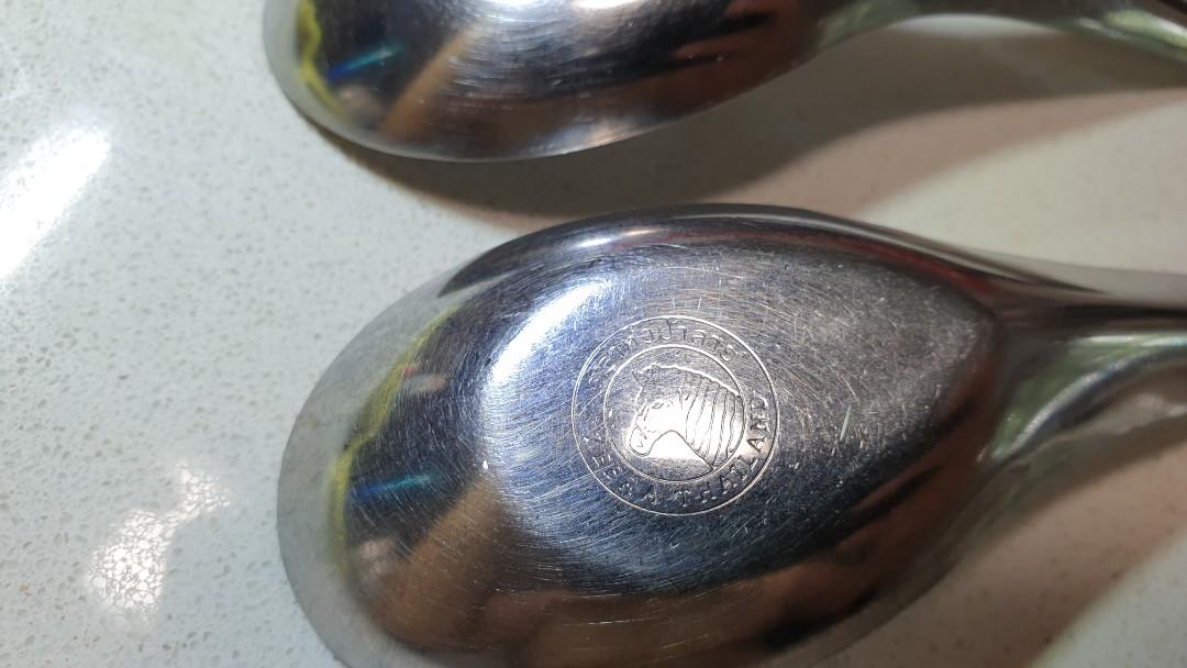 BNIB Zebra Stainless Steel Spoon, Furniture & Home Living, Kitchenware ...