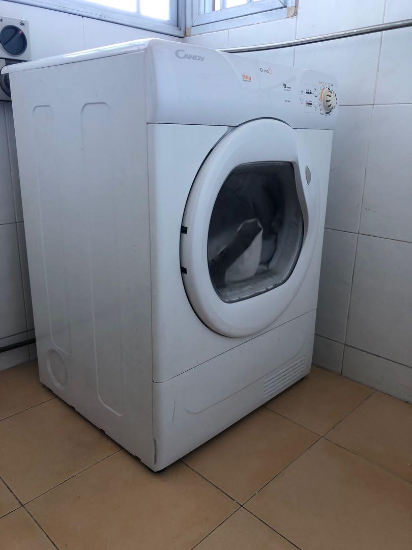 Candy Dryer 8kg, TV & Home Appliances, Washing Machines and Dryers on ...