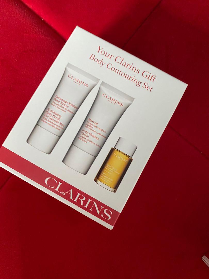 Clarins travel set, Beauty & Personal Care, Face, Face Care on Carousell