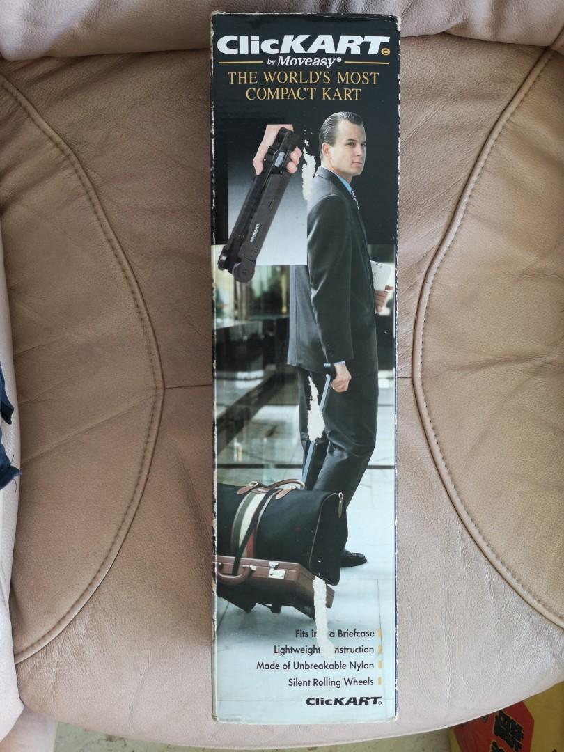 Clickart compact kart (travel pullcart aka trolley for bags ...