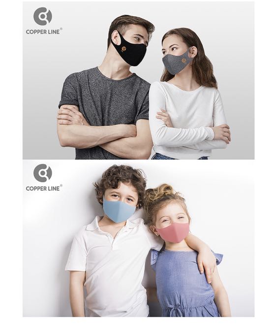COPPER LINE ANTIBACTERIAL MASK, Women's Fashion, Dresses & Sets, Sets ...