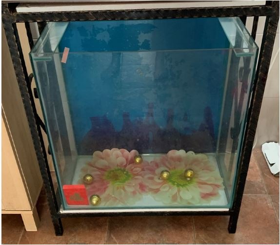 Custom Made Slim Size Fish Tank with Aluminium Stand, Pet Supplies ...