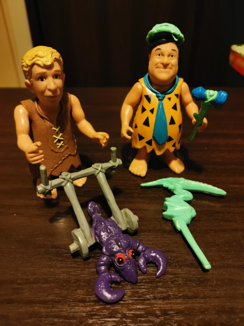 Flintstones Figurines - Original, Hobbies & Toys, Toys & Games on Carousell