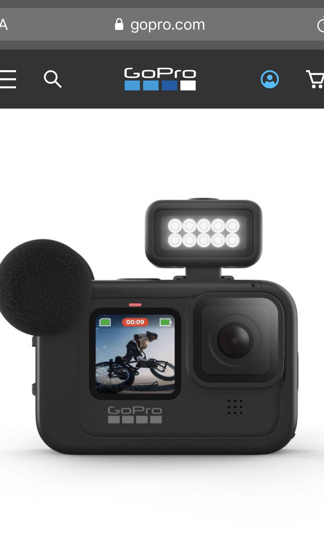 GoPro9 Hero Light Mod, Photography, Video Cameras on Carousell