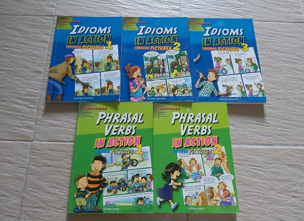 Set of 5 books - Idioms and Phrases, Hobbies & Toys, Books & Magazines ...