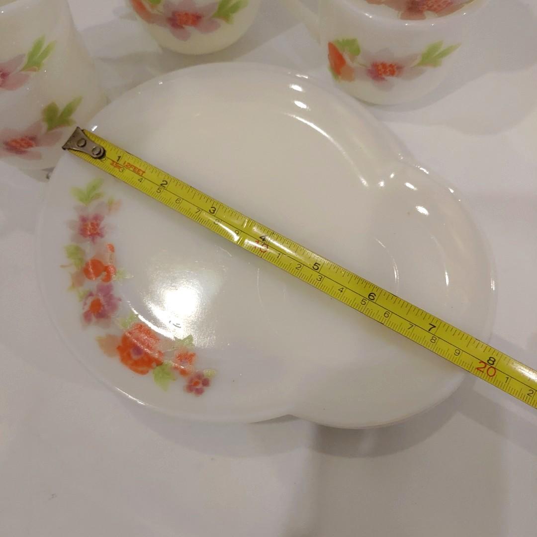 HANAMAY Tea Cups With Cake Saucers, Furniture & Home Living ...