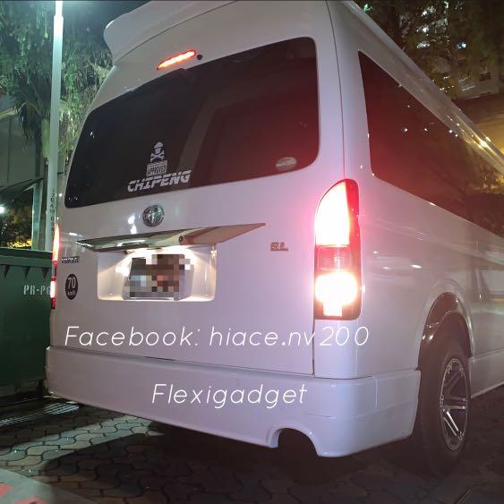 Hiace Rear Bumper Lip / Toyota Hiace Side Skirt / Hiace Accessories ...