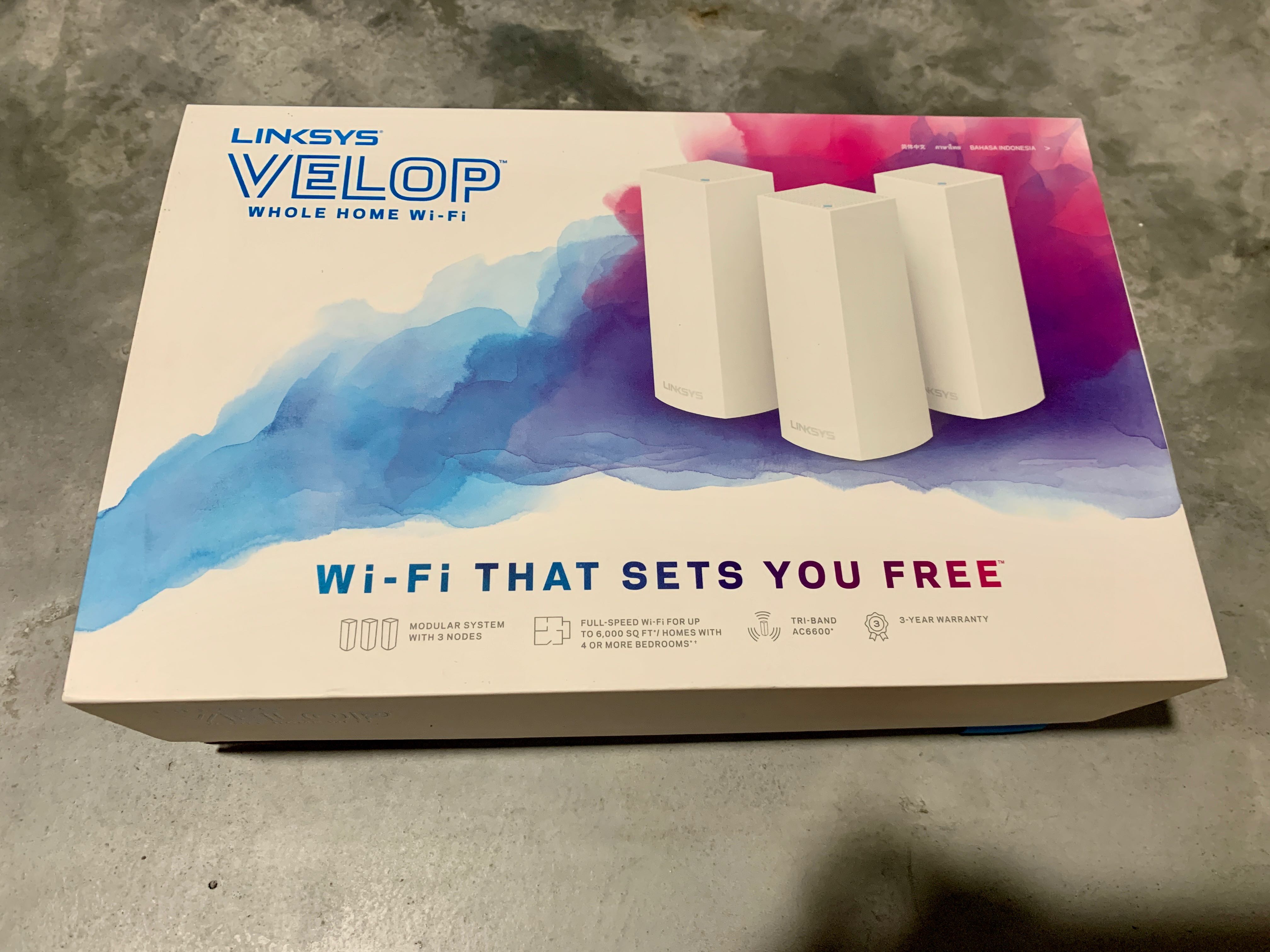 Linksys Velop AC6600 (3 Nodes Pack), Computers & Tech, Parts & Accessories, Networking on Carousell