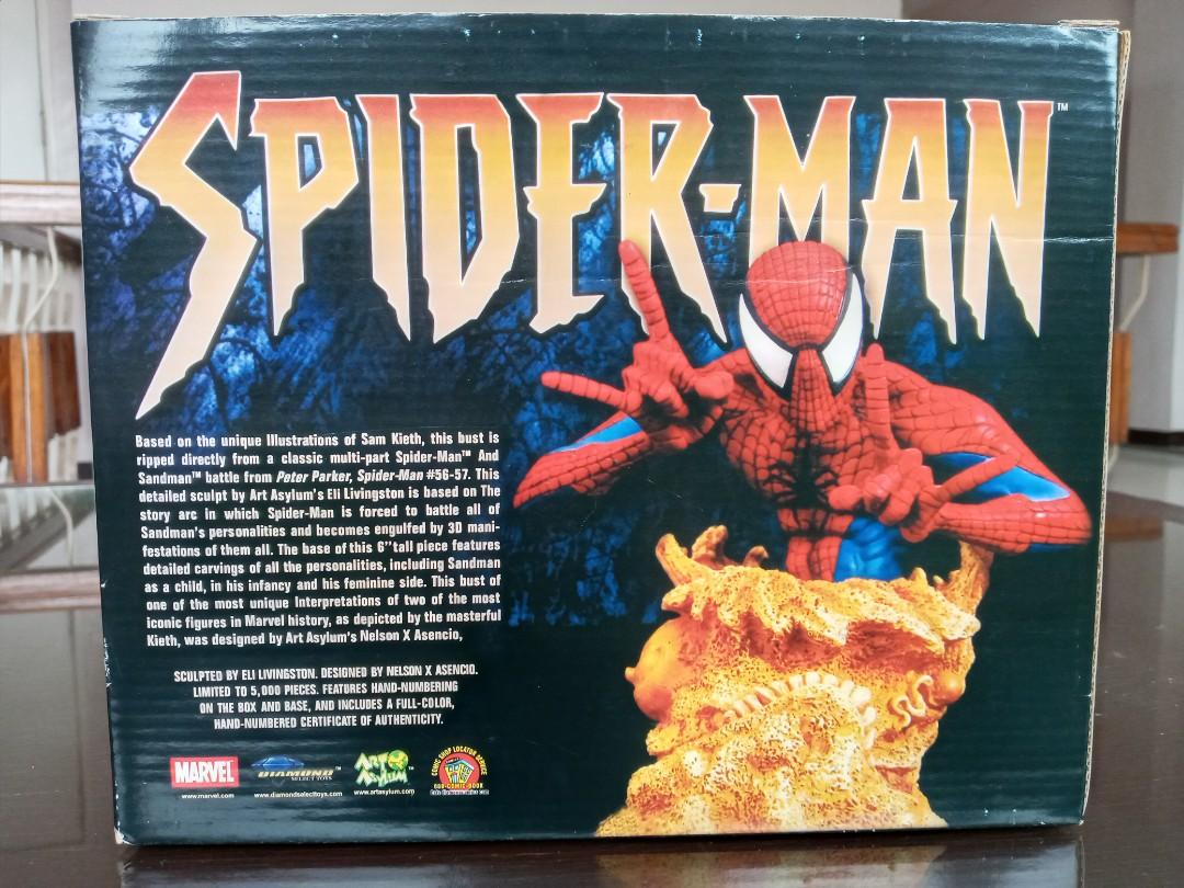 Marvel Universe Sam Kieth Spider-Man Bust, Hobbies & Toys, Toys & Games ...
