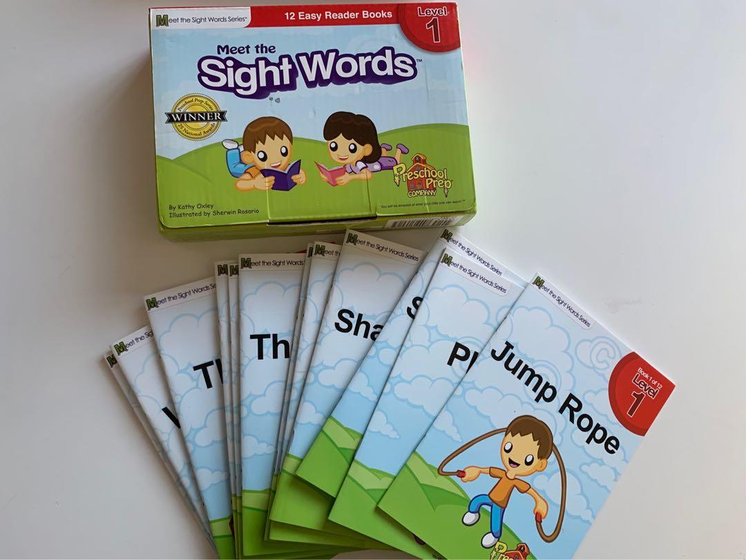 Meet the sight words Level 1 (12 books boxset), Hobbies & Toys, Books ...