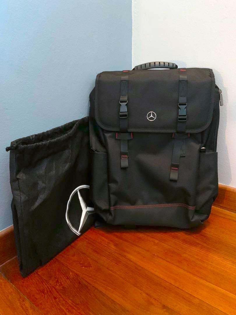 Mercedes Laptop Backpack, Luxury, Bags & Wallets on Carousell