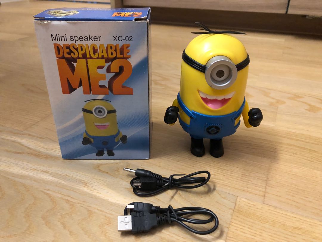 Minion mini speaker & radio (Stuart), Everything Else on Carousell