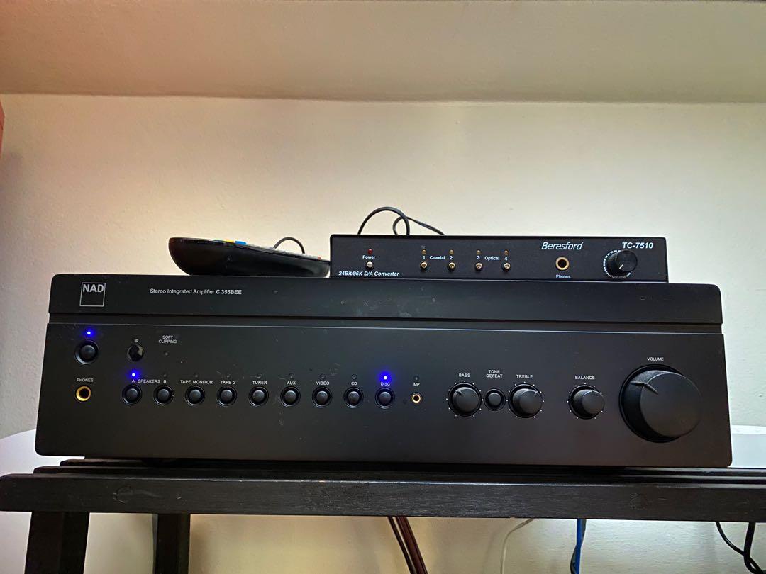 NAD C355BEE Stereo Amplifier, Audio, Soundbars, Speakers & Amplifiers ...