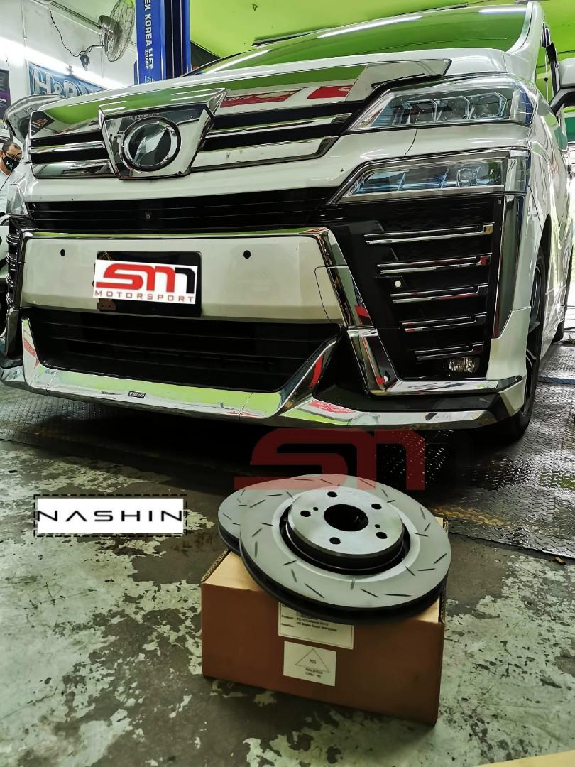 Nashin Brake Disc Toyota ALPHARD VELLFIRE ESTIMA CAMRY MARKX, Auto ...