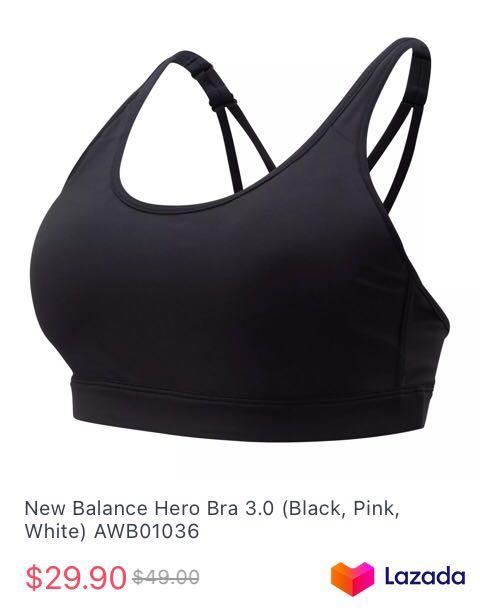 New balance hero 3.0 sports bra, Sports Equipment, Sports & Games ...