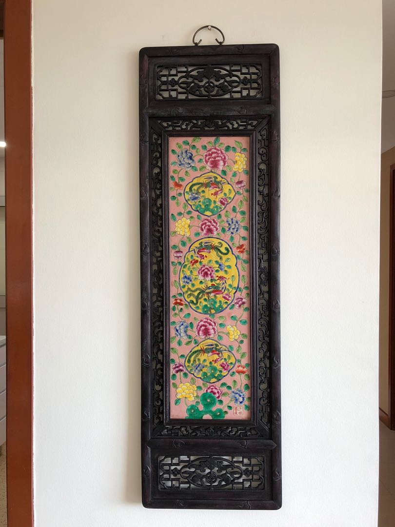 Peranakan Tile Painting, Hobbies & Toys, Stationery & Craft, Art & Prints on Carousell
