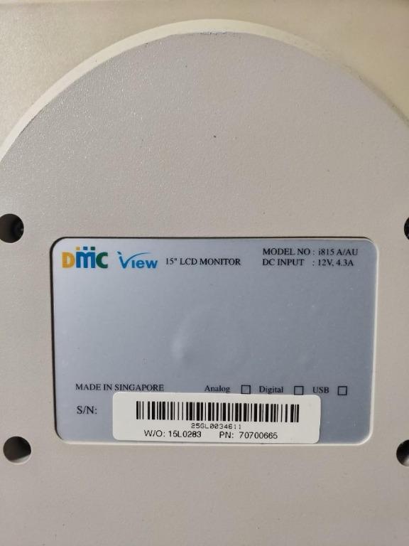 DCM 15'' Monitor For Sale @ $10 Each, Computers & Tech, Parts ...