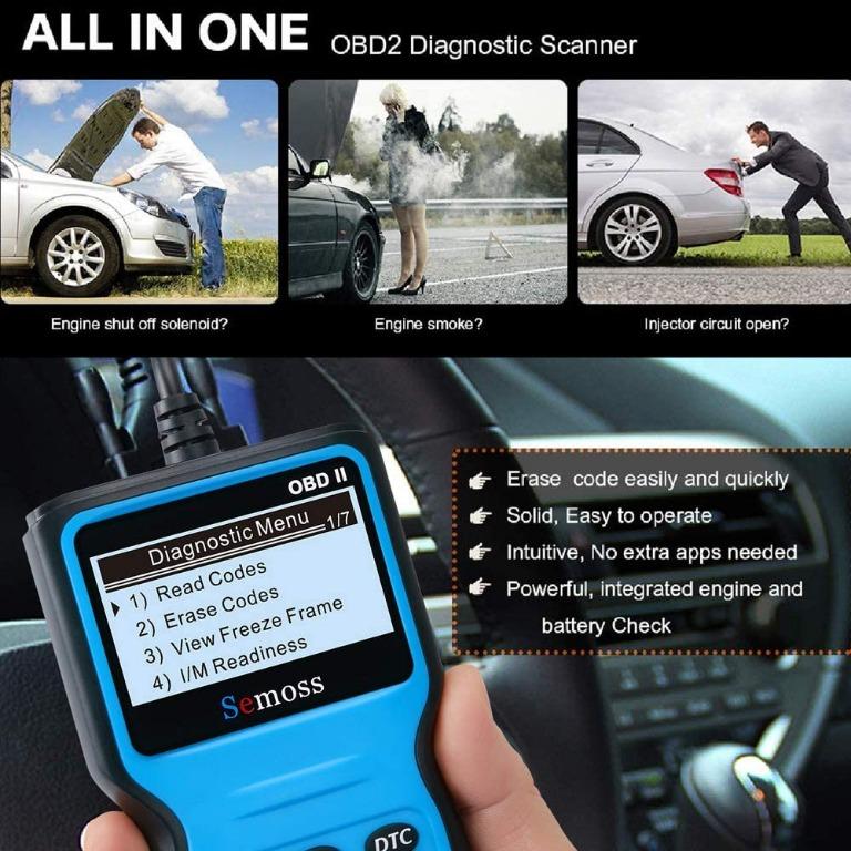 Plug and Play OBD2 Scanner,Car Engine System OBD-II Code Reader ...