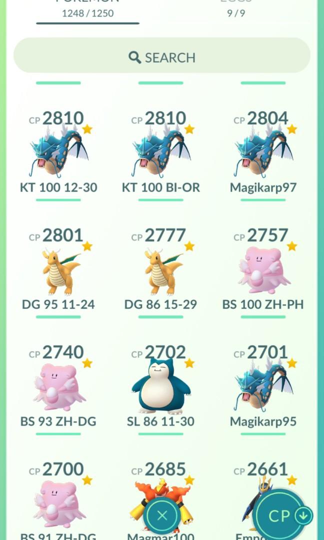 Pokemon Go Level 40 account, Toys & Games, Video Gaming, In-Game ...