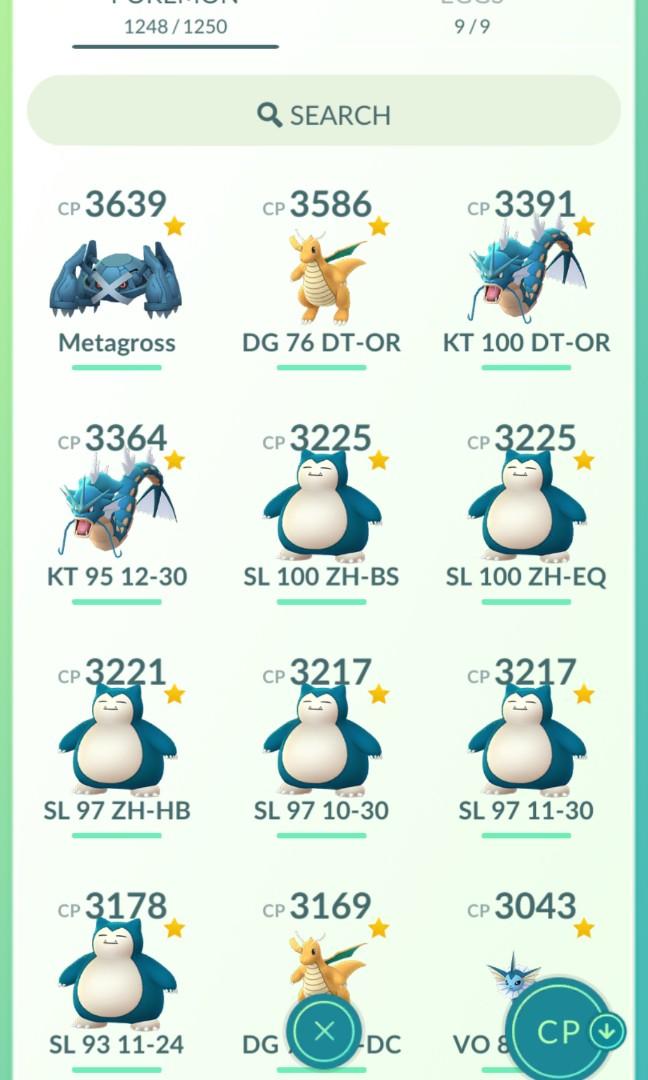 Pokemon Go Level 40 account, Toys & Games, Video Gaming, In-Game ...